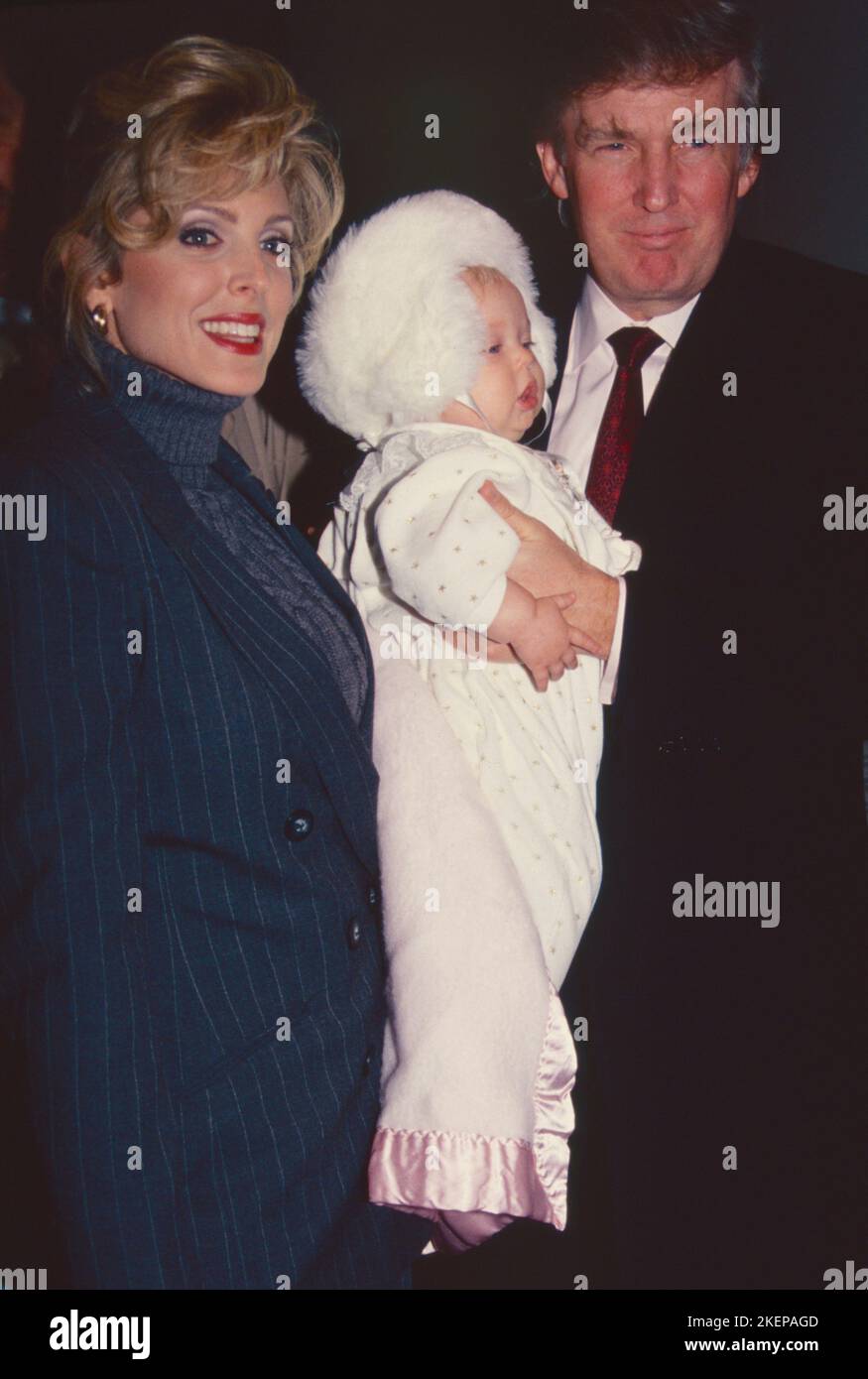 Marla maples and her daughter tiffany trump hi-res stock photography ...