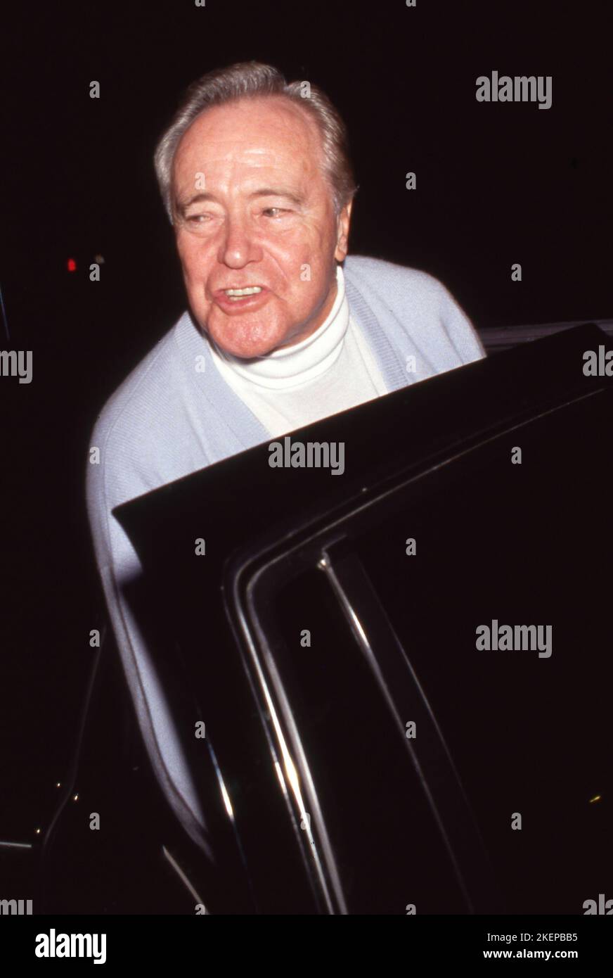 Jack Lemmon at the Los Angeles International Airport in Los Angeles ...