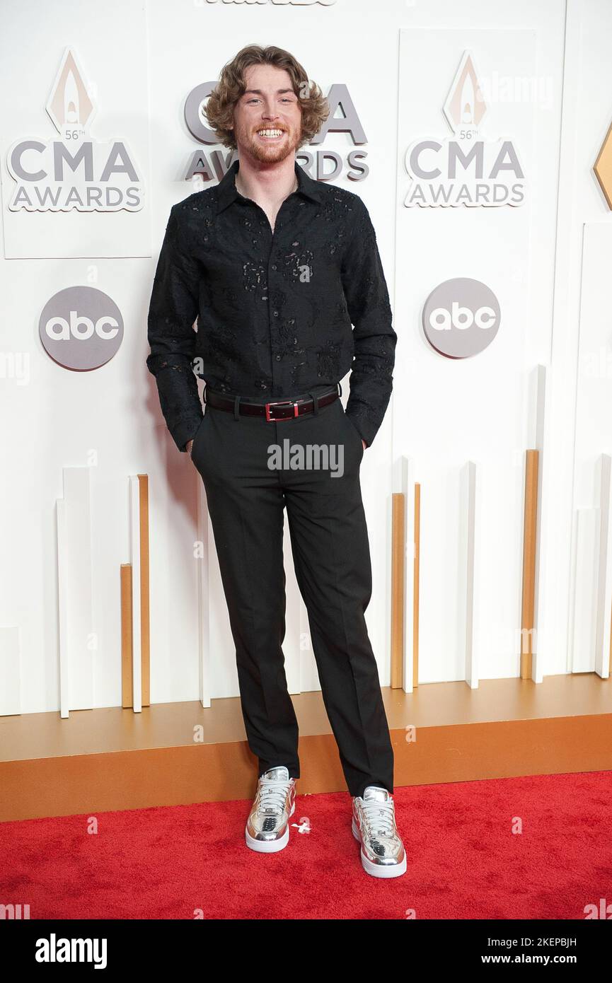 Nov. 09, 2022 - Nashville, Tennessee; USA - BAILEY ZIMMERMAN arrives at ...