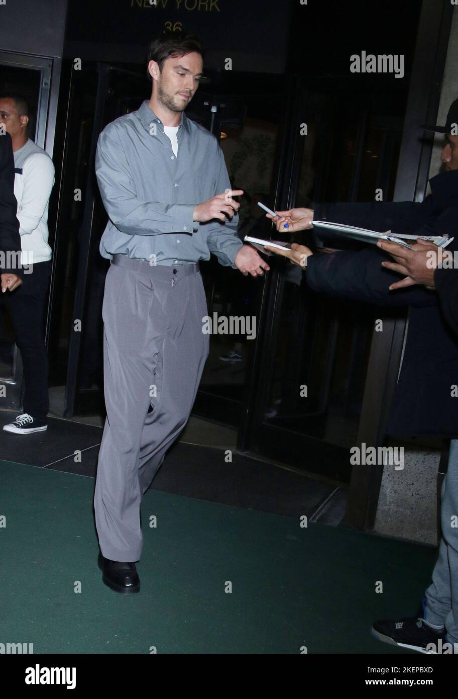 ‘The Menu’ 92nd Street Y Talk -PICTURED: Nicholas Hoult -LOCATION: New ...