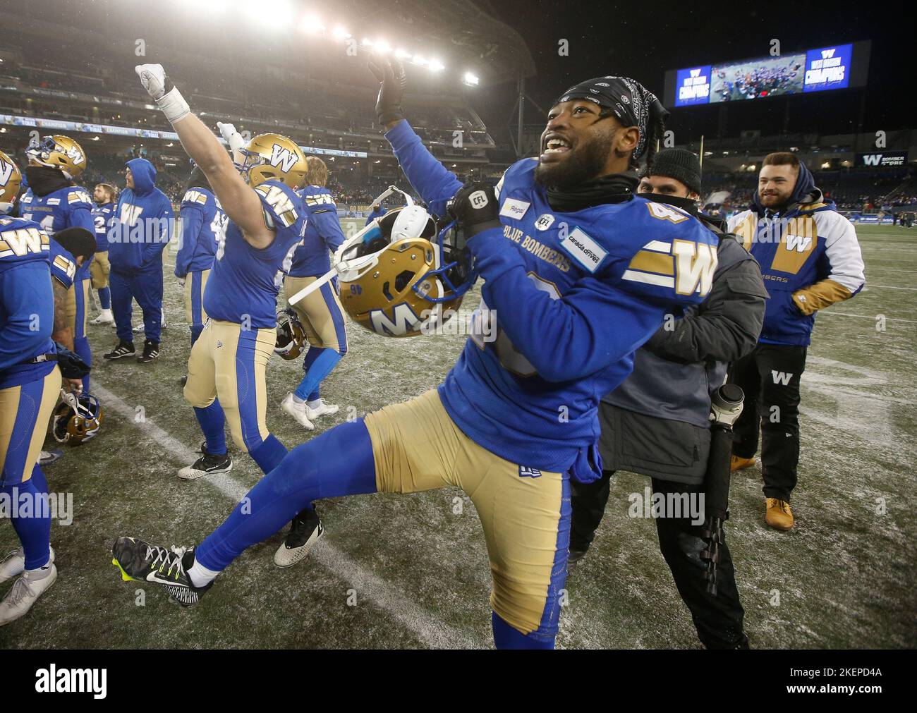November 13, 2022, WINNIPEG, MB, CANADA: Winnipeg Blue Bombers' Cameron ...