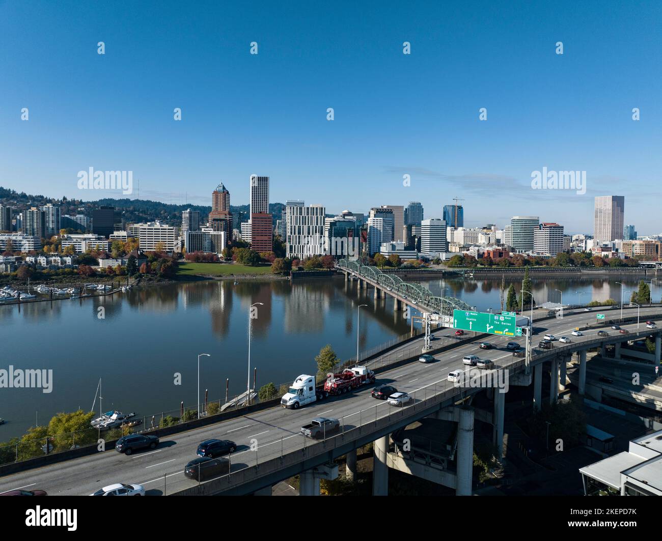The city of Portland, Oregon in the Pacific Northwest. In the ...