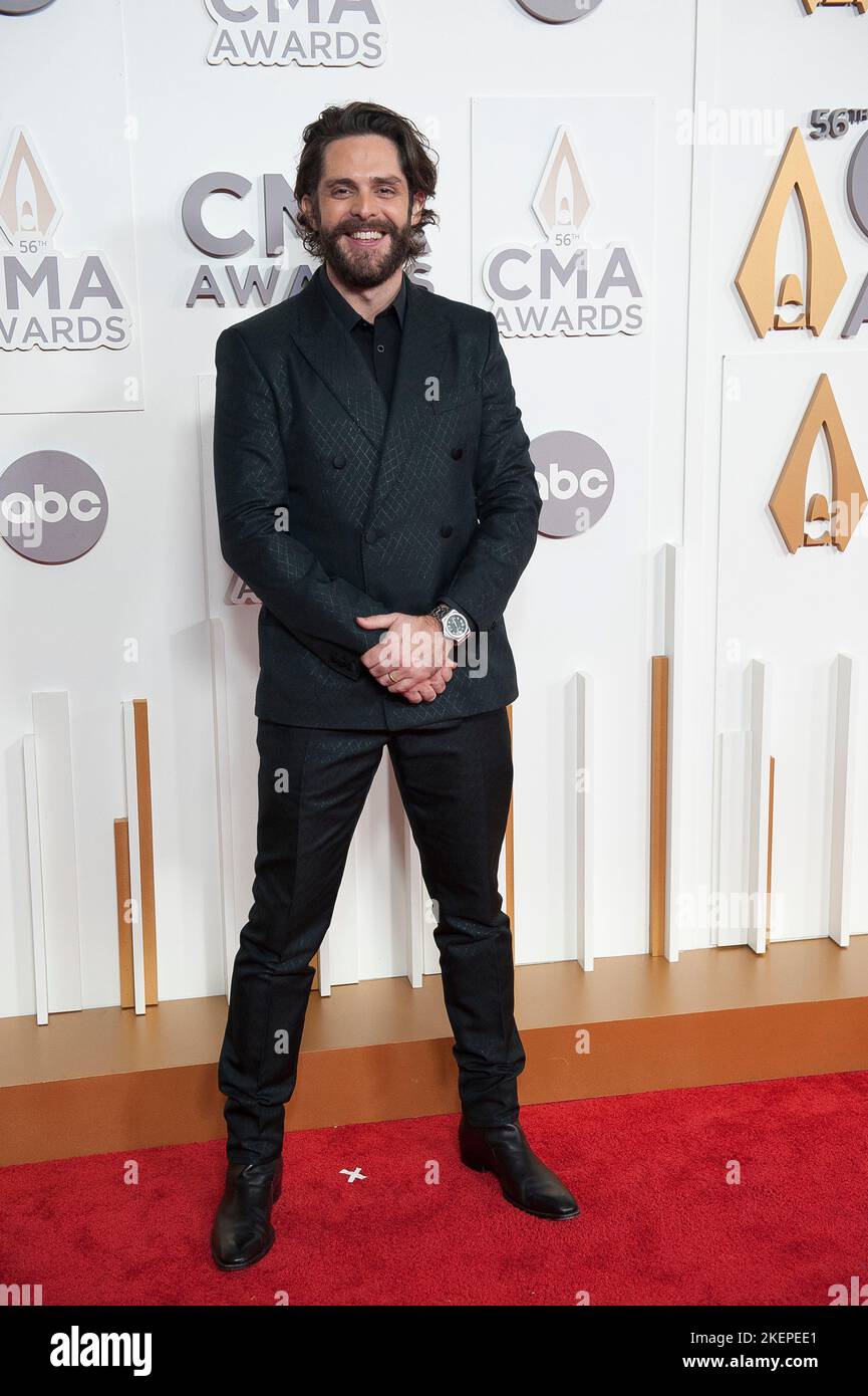 Nov. 09, 2022 - Nashville, Tennessee; USA - THOMAS RHETT arrives at the ...