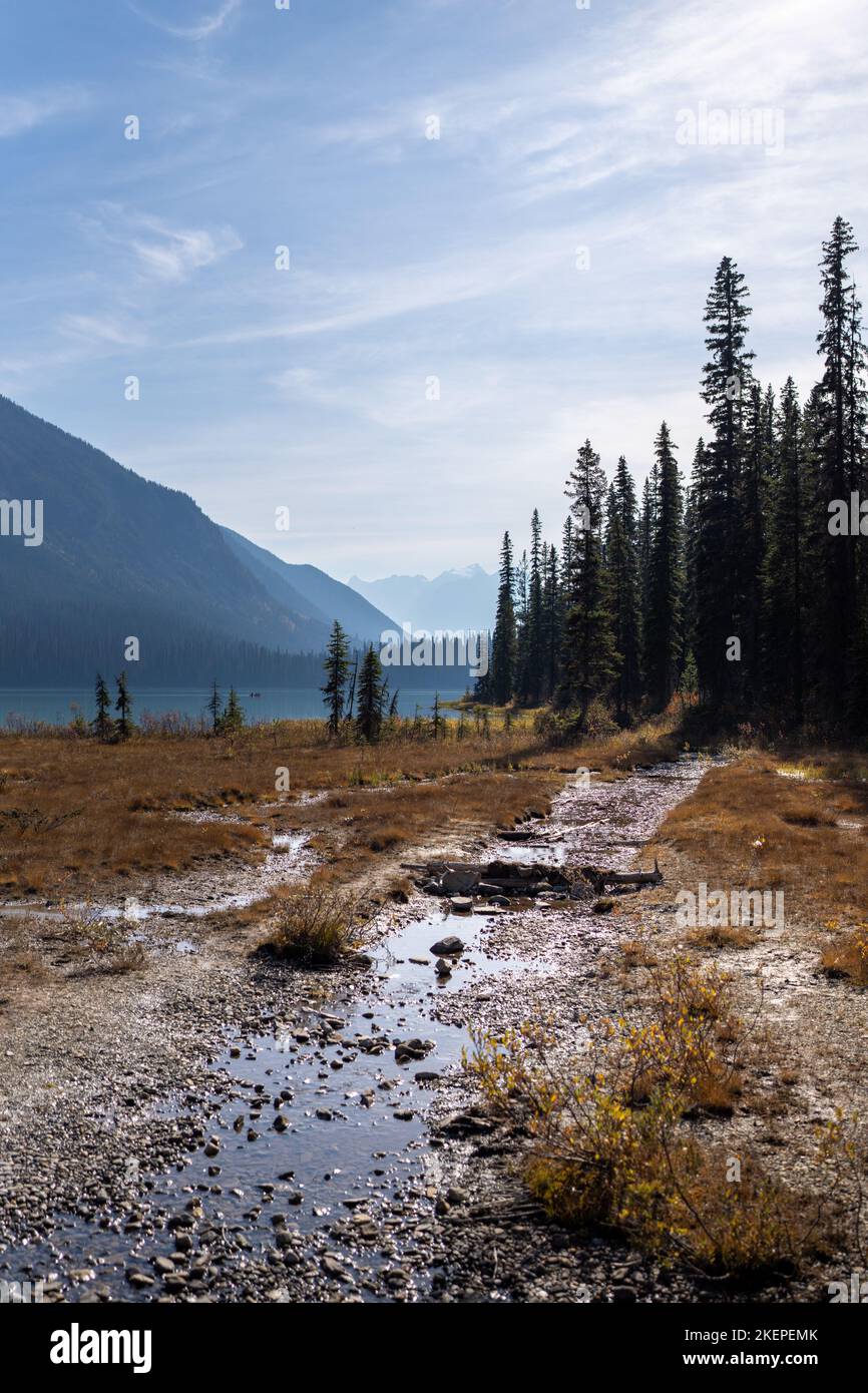 Stream flowing into lake hi-res stock photography and images - Alamy