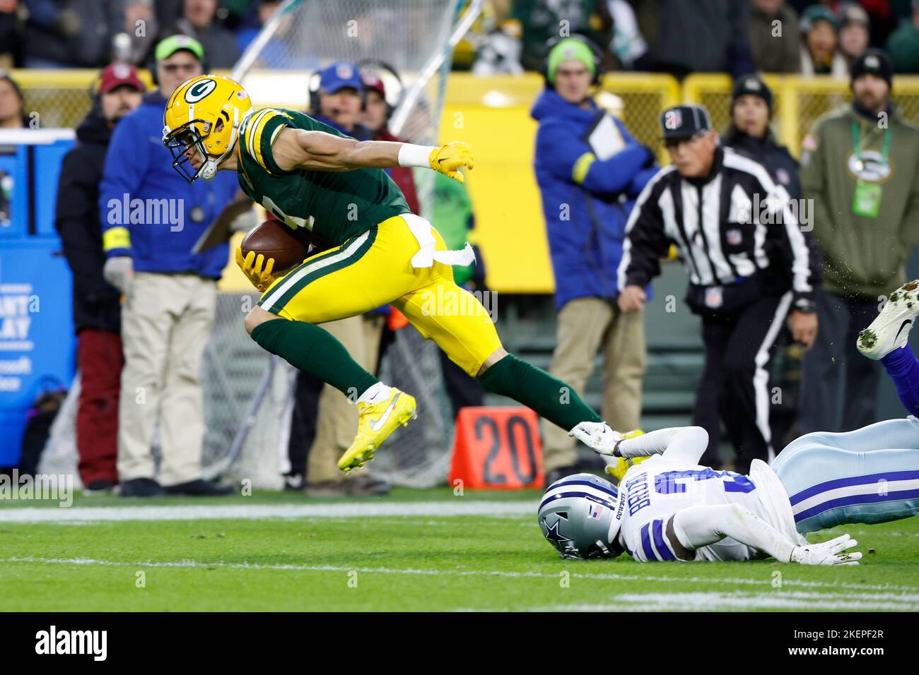 Green Bay, Wisconsin, USA. 13th Nov, 2022. Green Bay Packers wide ...