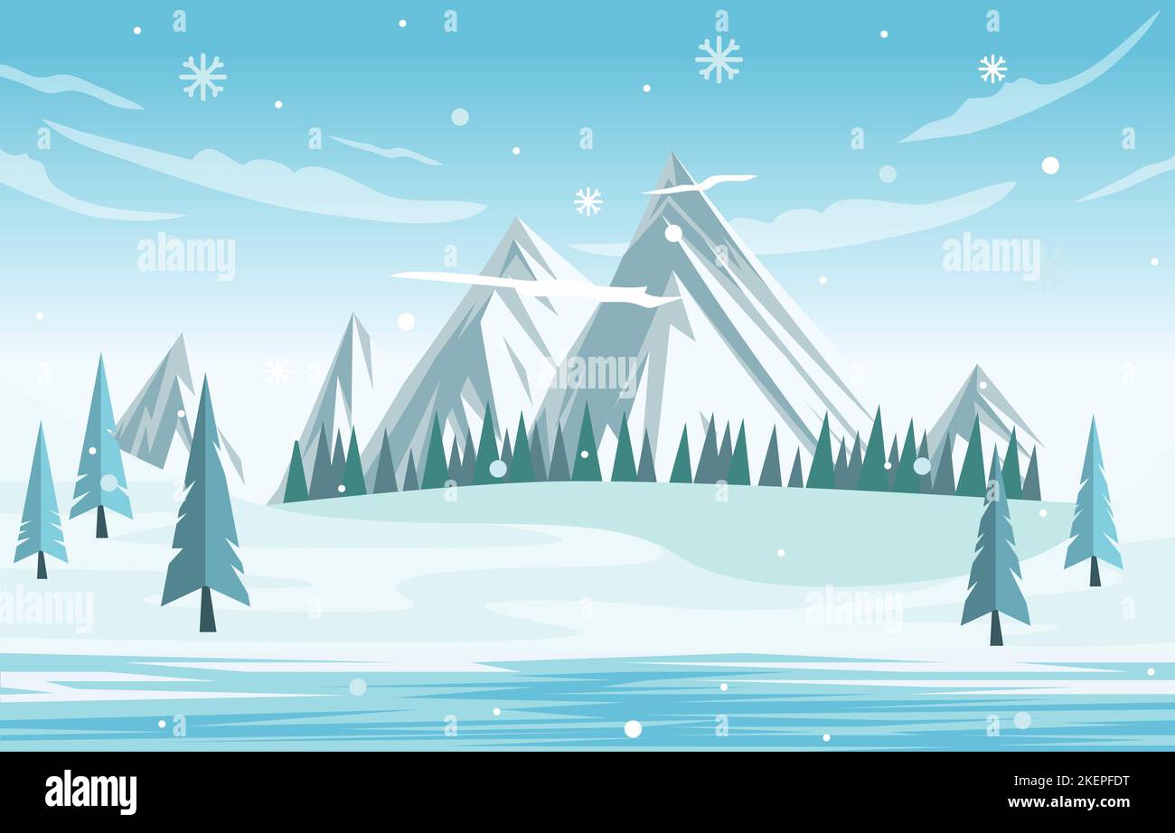 Glacier house snow Stock Vector Images - Alamy