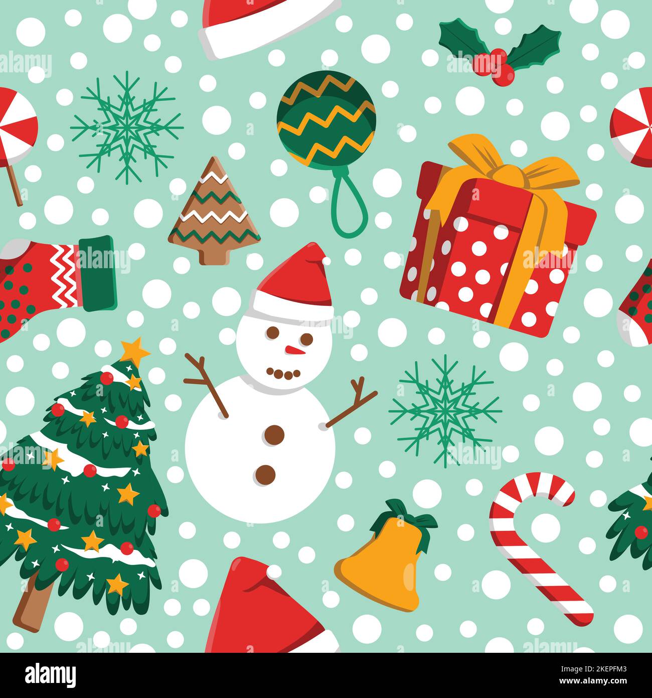 Seamless holiday pattern hi-res stock photography and images - Alamy