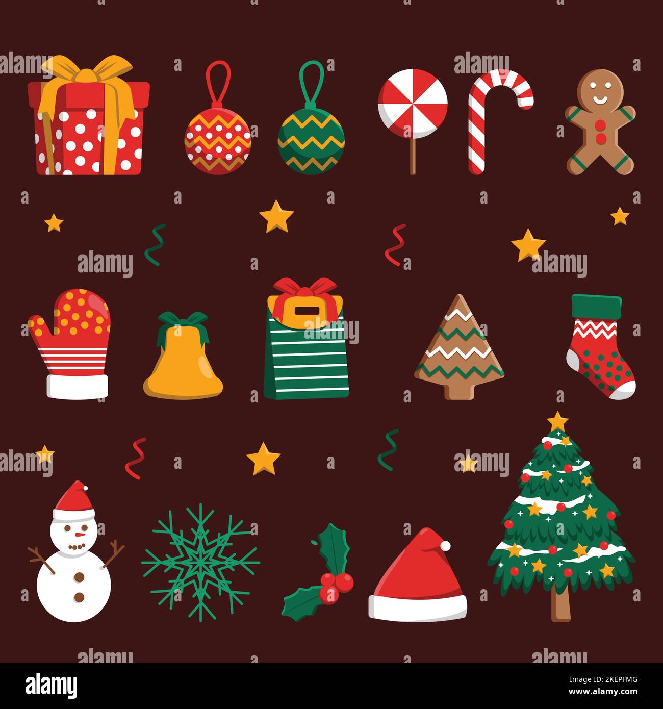 December winter Stock Vector Images - Alamy