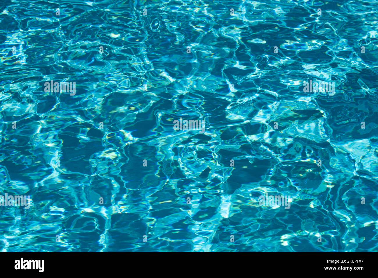 Blue pool water background. Blurred transparent clear calm water ...