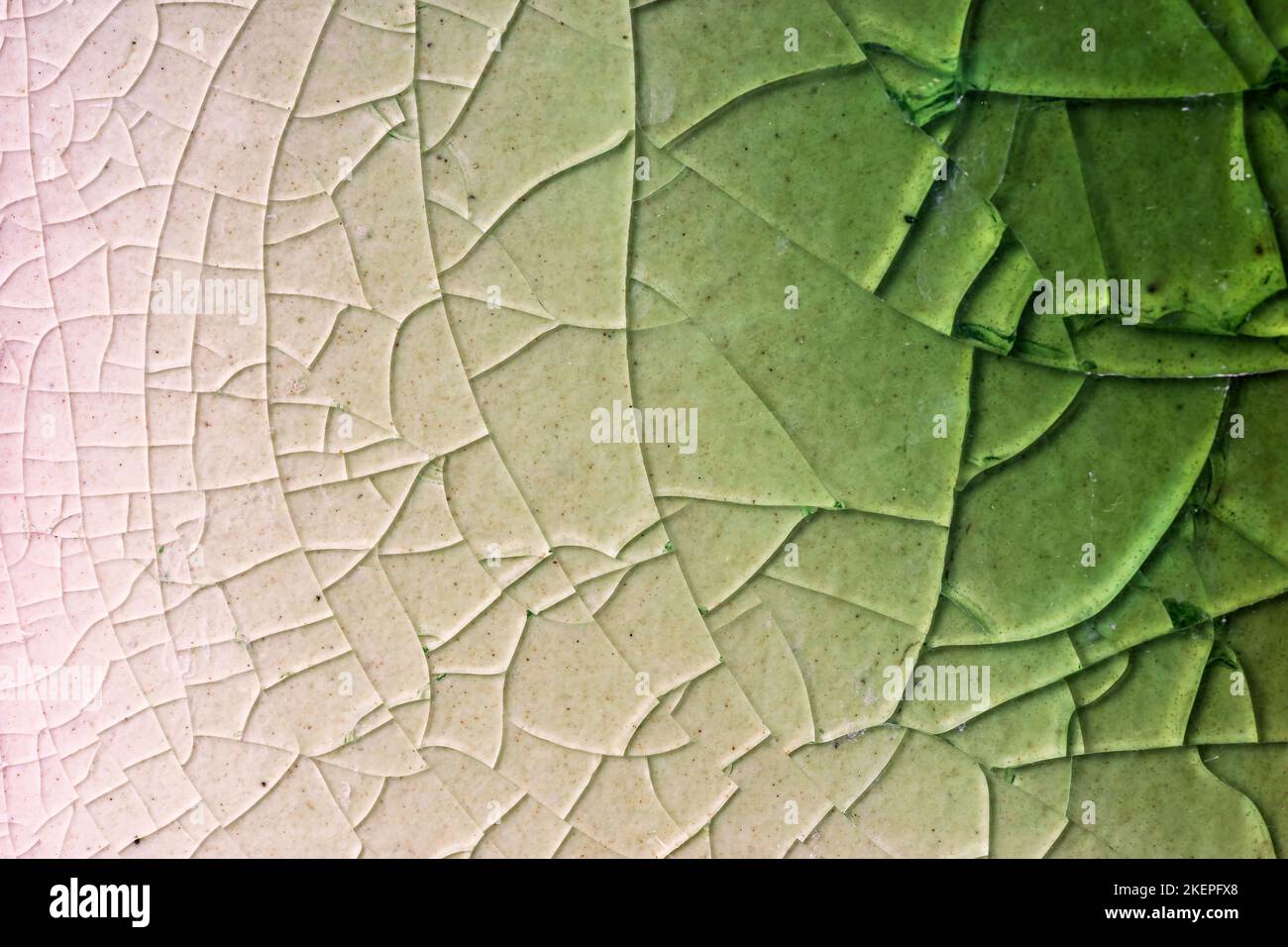 Close up to background and texture of stretch marks cracked on emerald ...