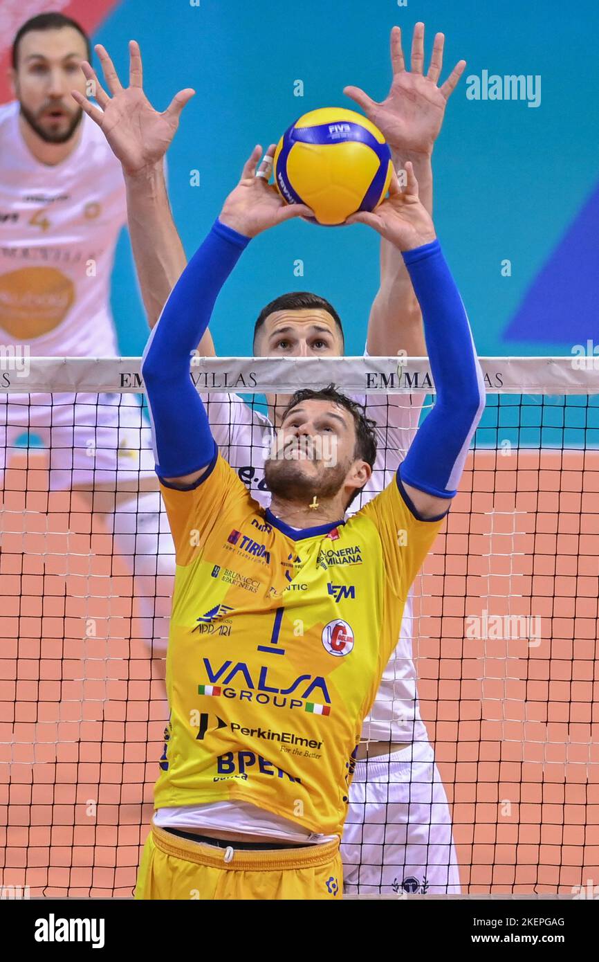 PalaEstra, Siena, Italy, November 13, 2022, Bruno Mossa De Rezende ...