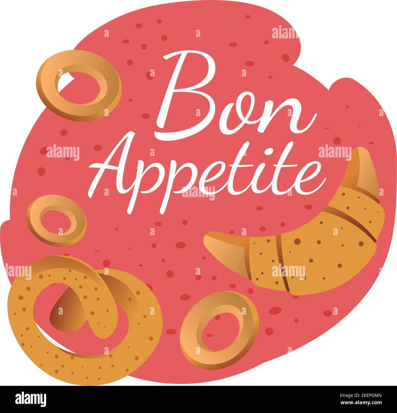 Pretzel pastry product Stock Vector Images - Alamy