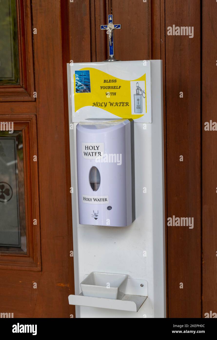 Holy Water Dispenser at Saints Mary and Joseph's Catholic Cathedral at ...