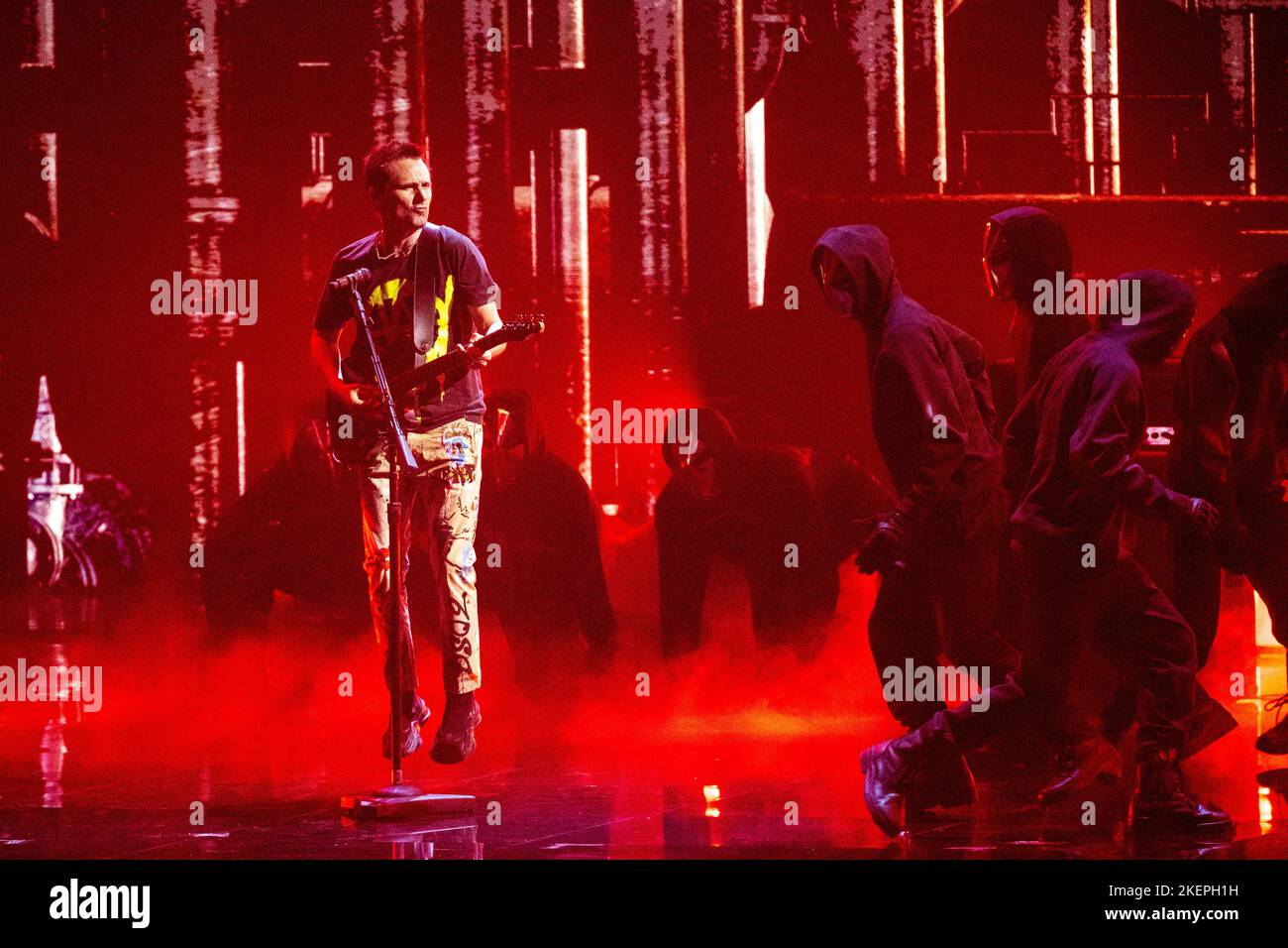 Dusseldorf, Germany. 13th Nov, 2022. Matthew Bellamy, Chris ...