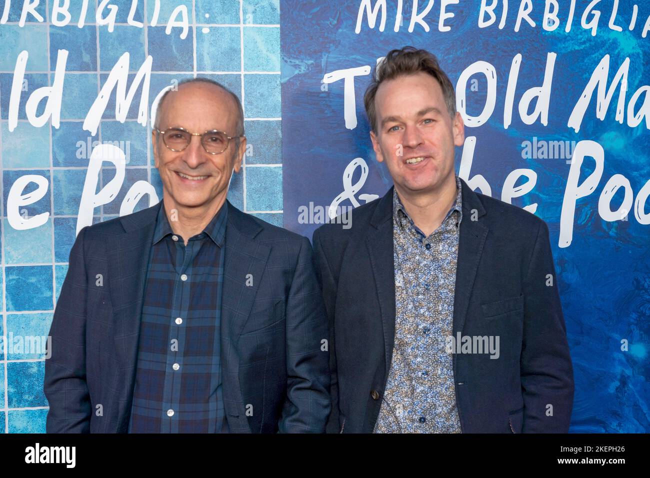 NEW YORK, NEW YORK - NOVEMBER 13: Seth Barrish and Mike Birbiglia ...