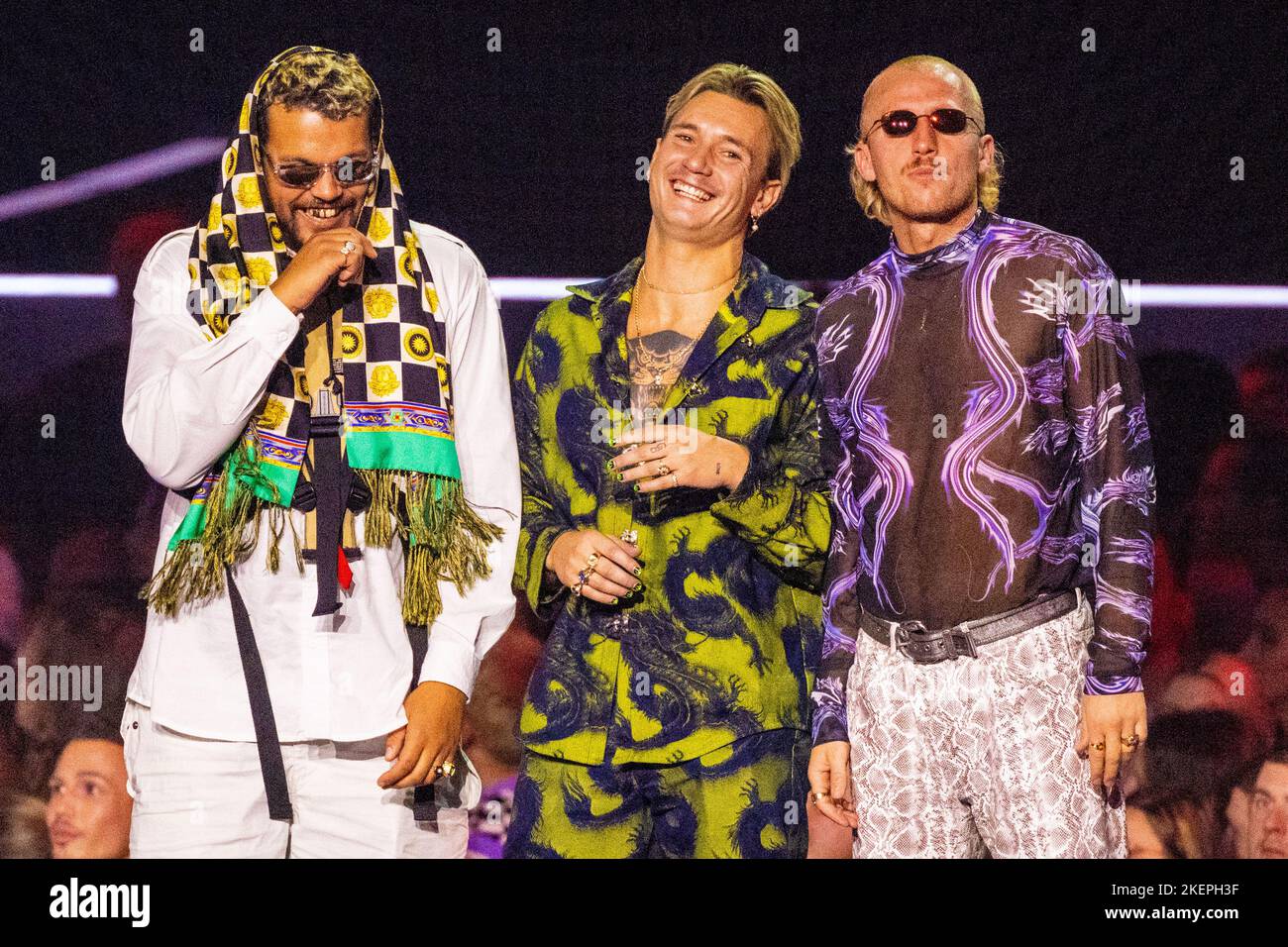 Dusseldorf, Germany. 13th Nov, 2022. Boaz Kok, Karel Gerlach, Milo ...