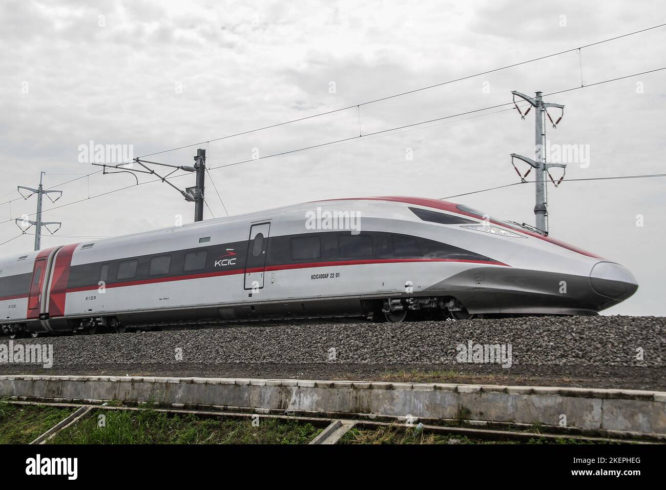 November 11, 2022, Bandung, West Java, Indonesia: High Speed Train ...