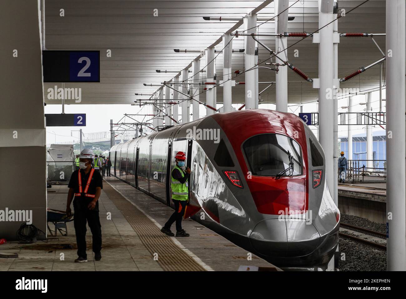 November 11, 2022, Bandung, West Java, Indonesia: High Speed Train ...