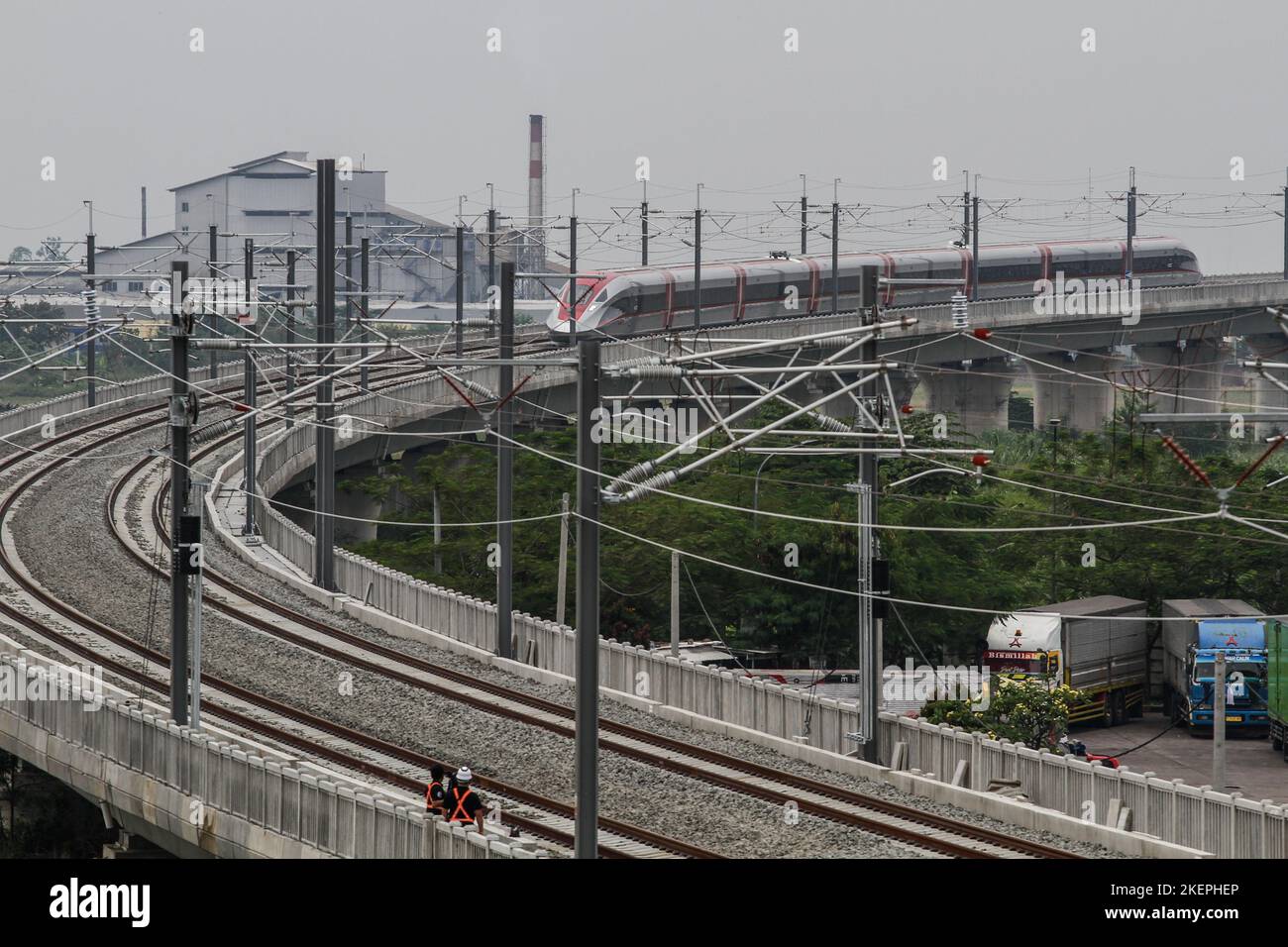 November 11, 2022, Bandung, West Java, Indonesia: High Speed Train ...
