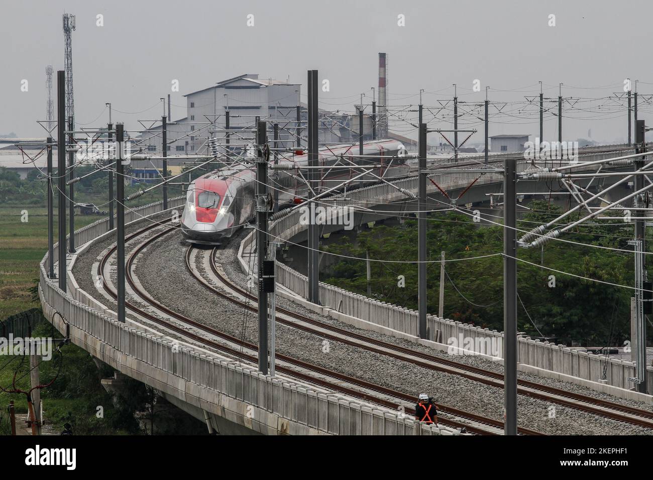 November 11, 2022, Bandung, West Java, Indonesia: High Speed Train ...