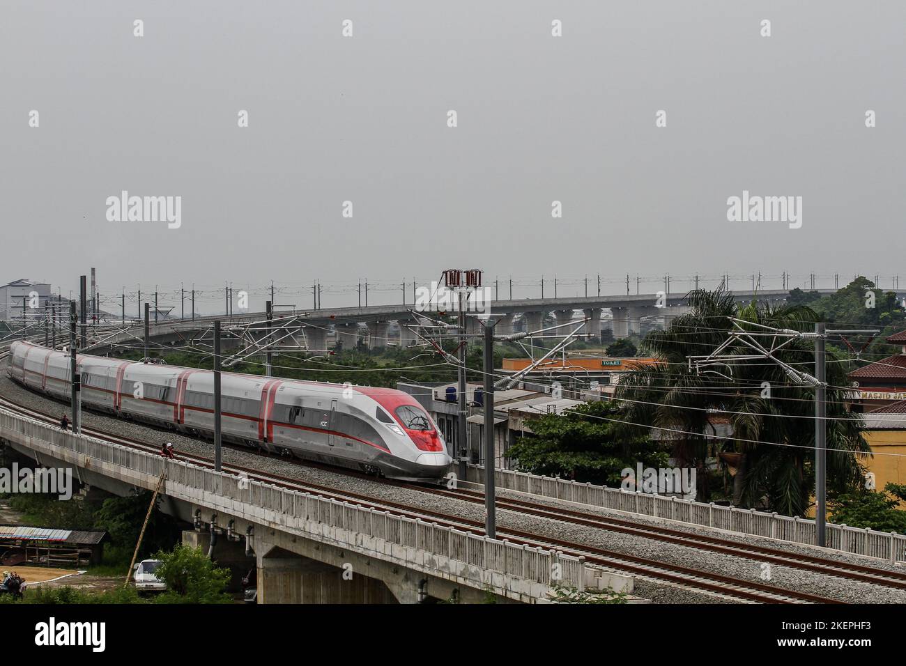 November 11, 2022, Bandung, West Java, Indonesia: High Speed Train ...