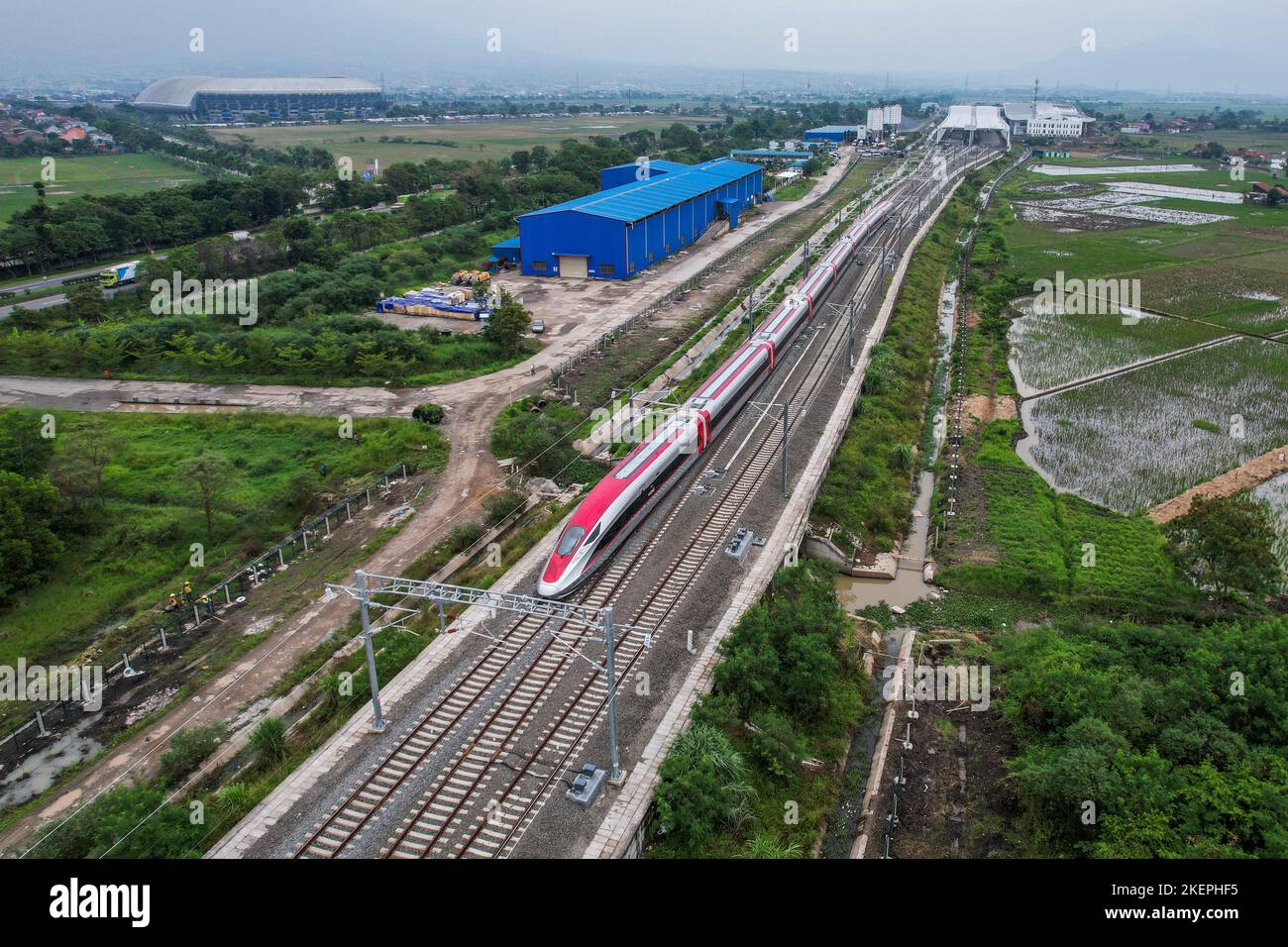 November 11, 2022, Bandung, West Java, Indonesia: High Speed Train ...
