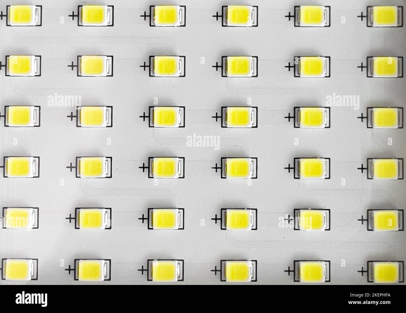 LED spotlight close-up texture background. Led technologies. Diodes ...