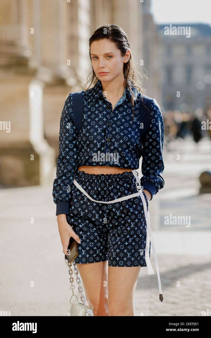 Street style, Alizee Gamberini arriving at Louis Vuitton Spring Summer ...