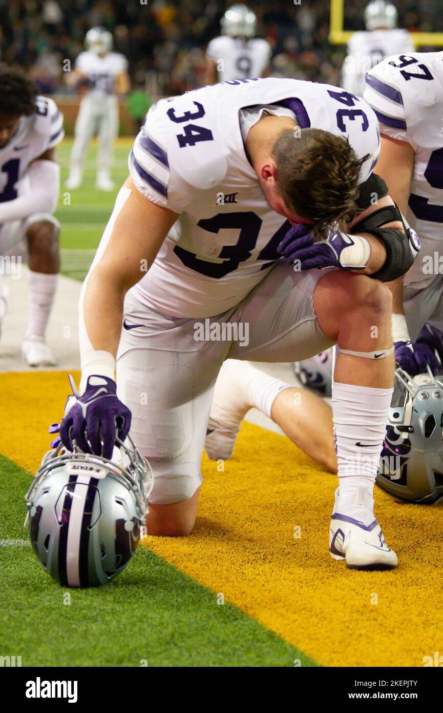 Waco, Texas, USA. 12th Nov, 2022. Kansas State Wildcats tight end Ben ...