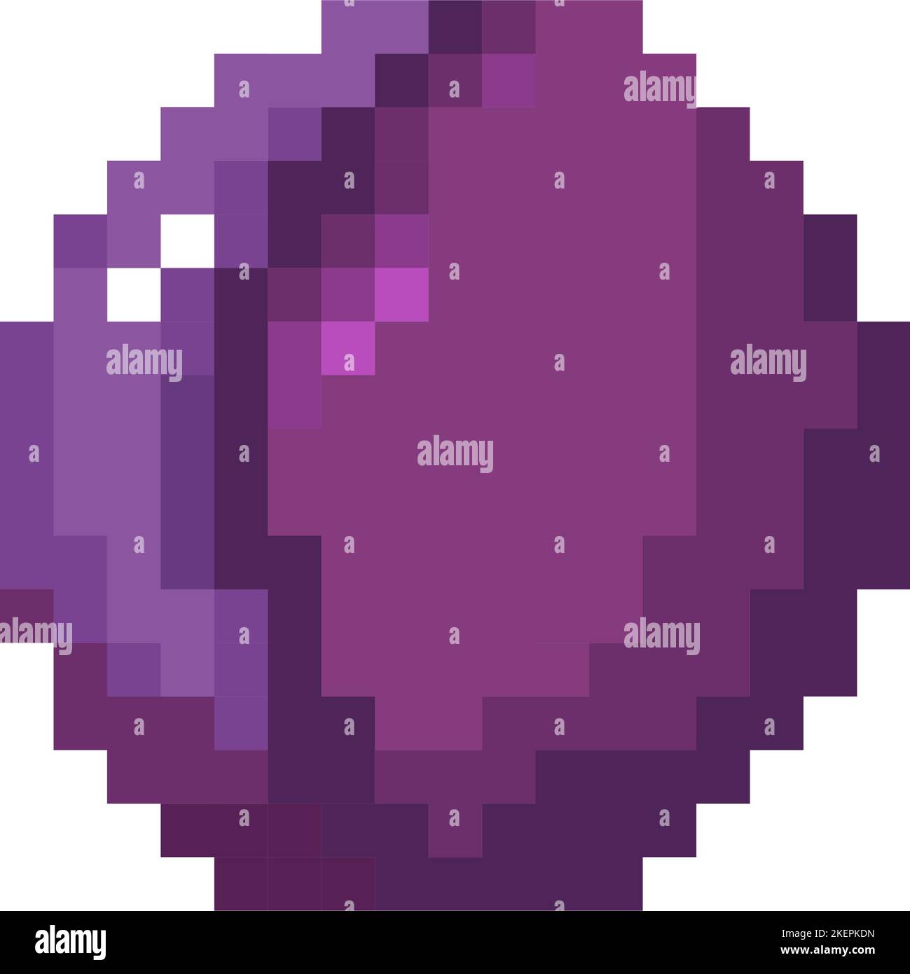 Pixilated fruit Stock Vector Images - Alamy