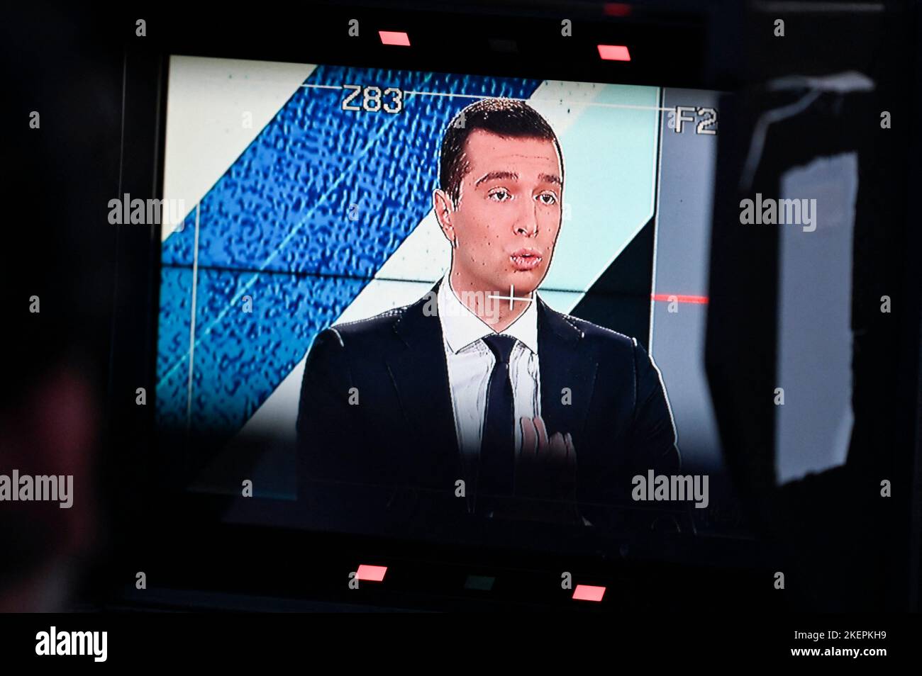 President of the far-right Rassemblement National (RN) party Jordan ...