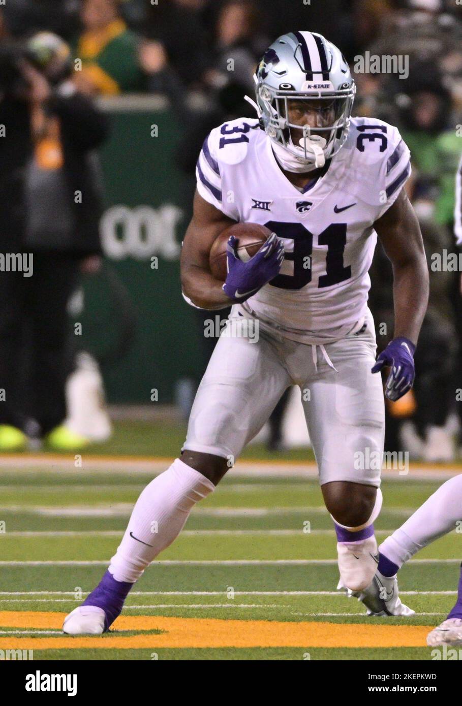 Waco, Texas, USA. 12th Nov, 2022. Kansas State Wildcats running back DJ ...