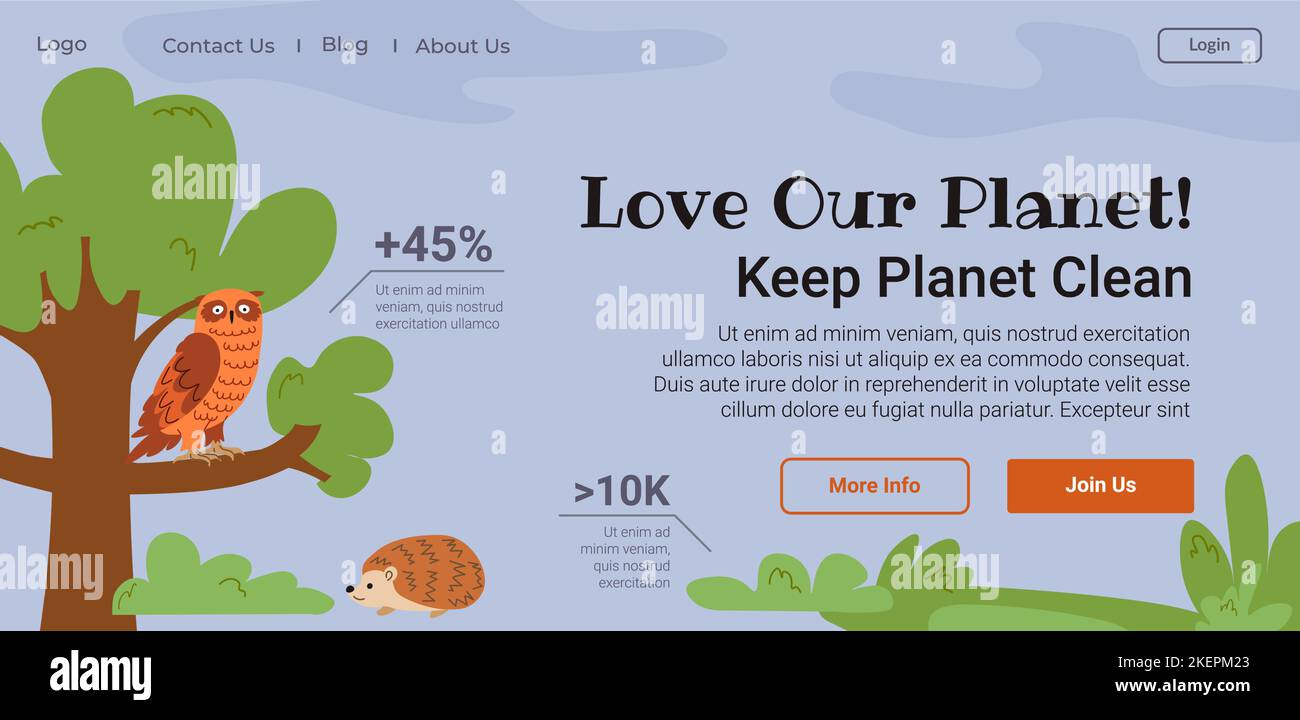 Keep the planet clean Stock Vector Images - Alamy