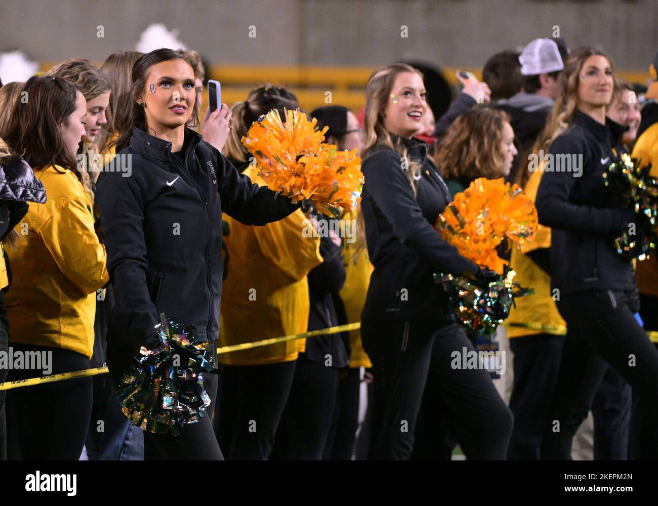 Waco, Texas, USA. 12th Nov, 2022. Baylor Bears cheerleaders and ...