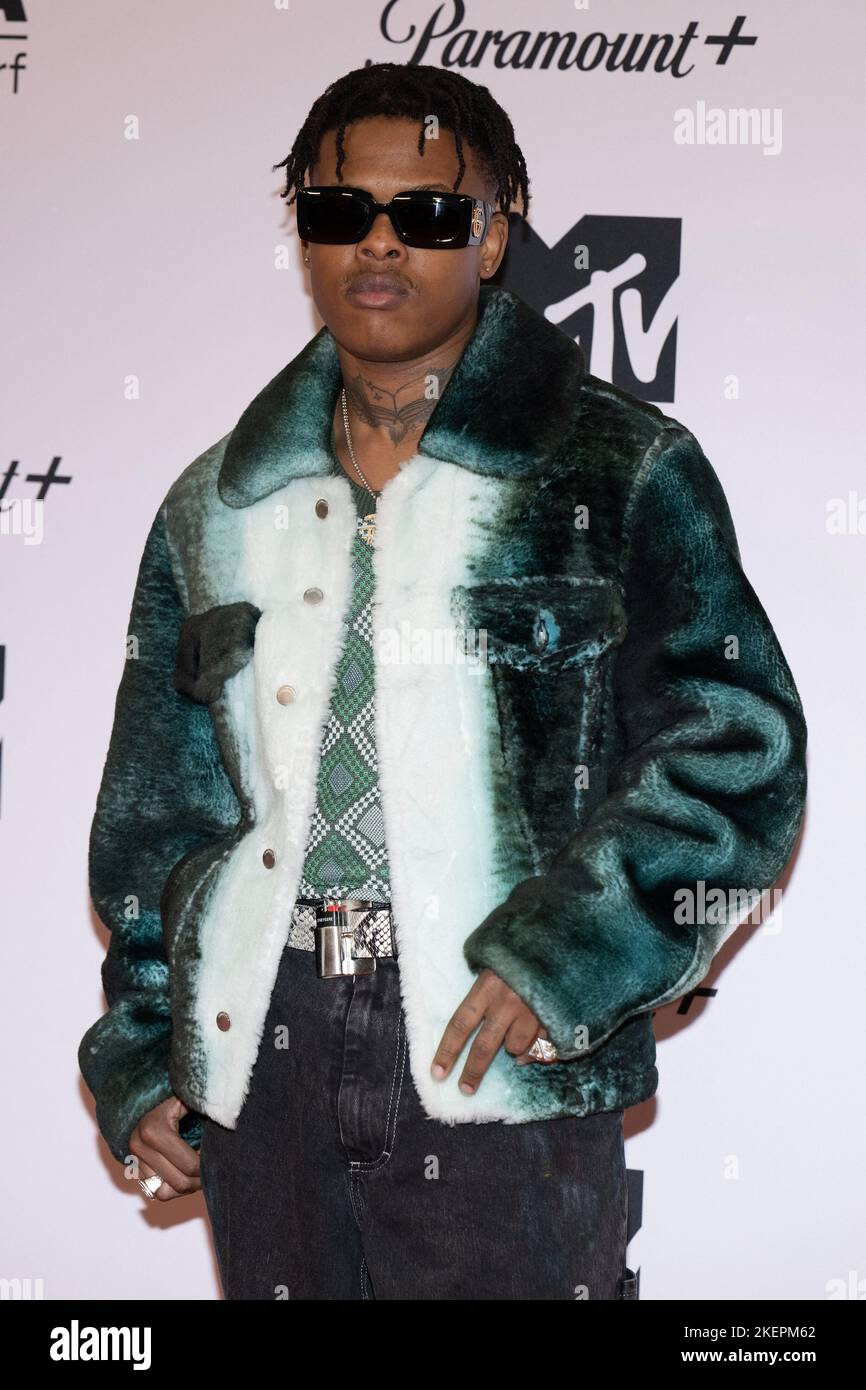 Nasty C arrives at Nachtresidenz during the MTV Europe Music Awards ...