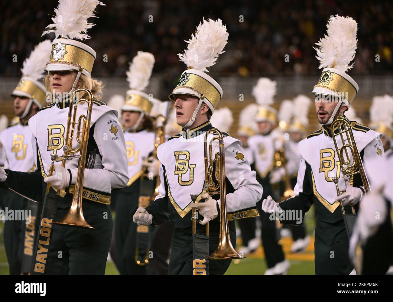 Waco, Texas, USA. 12th Nov, 2022. Baylor Bears band before the NCAA ...