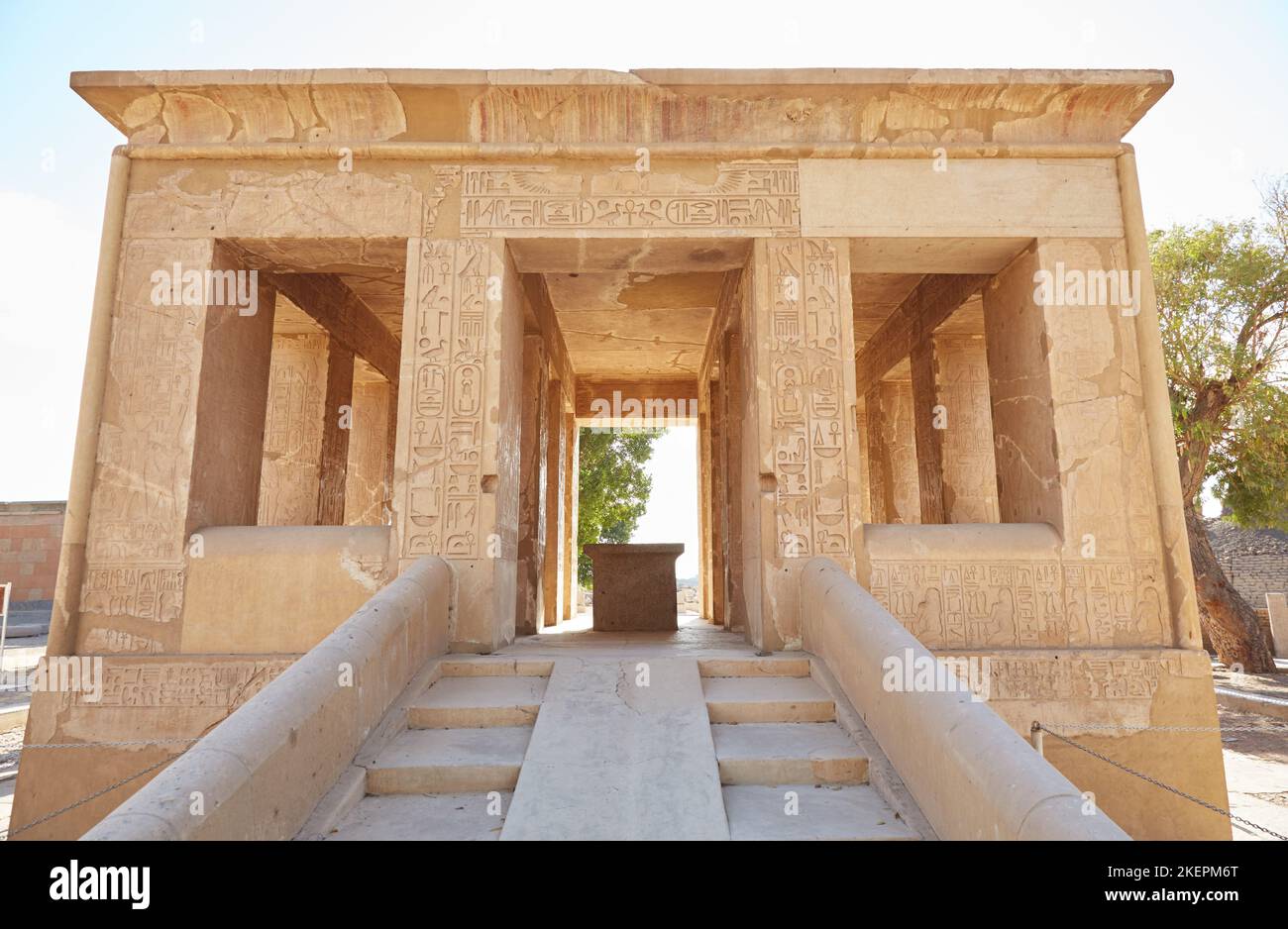 The White Chapel of Senusret I at Karnak Stock Photo - Alamy