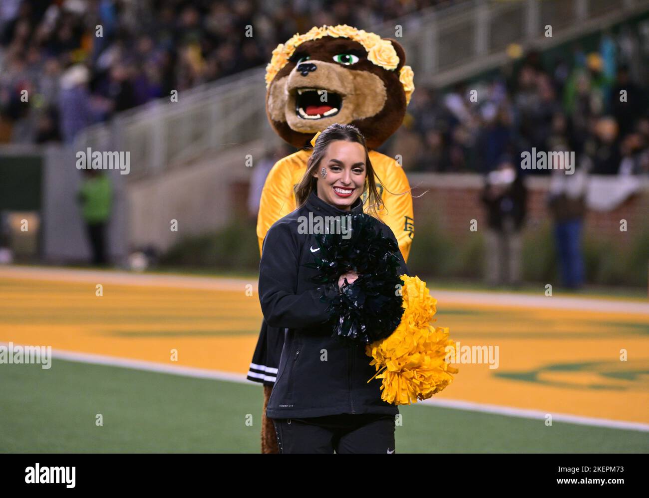 November 12 2022: Baylor Bears cheerleaders before the NCAA Football ... November 12 2022: Baylor Bears cheerleaders before the NCAA Football ...