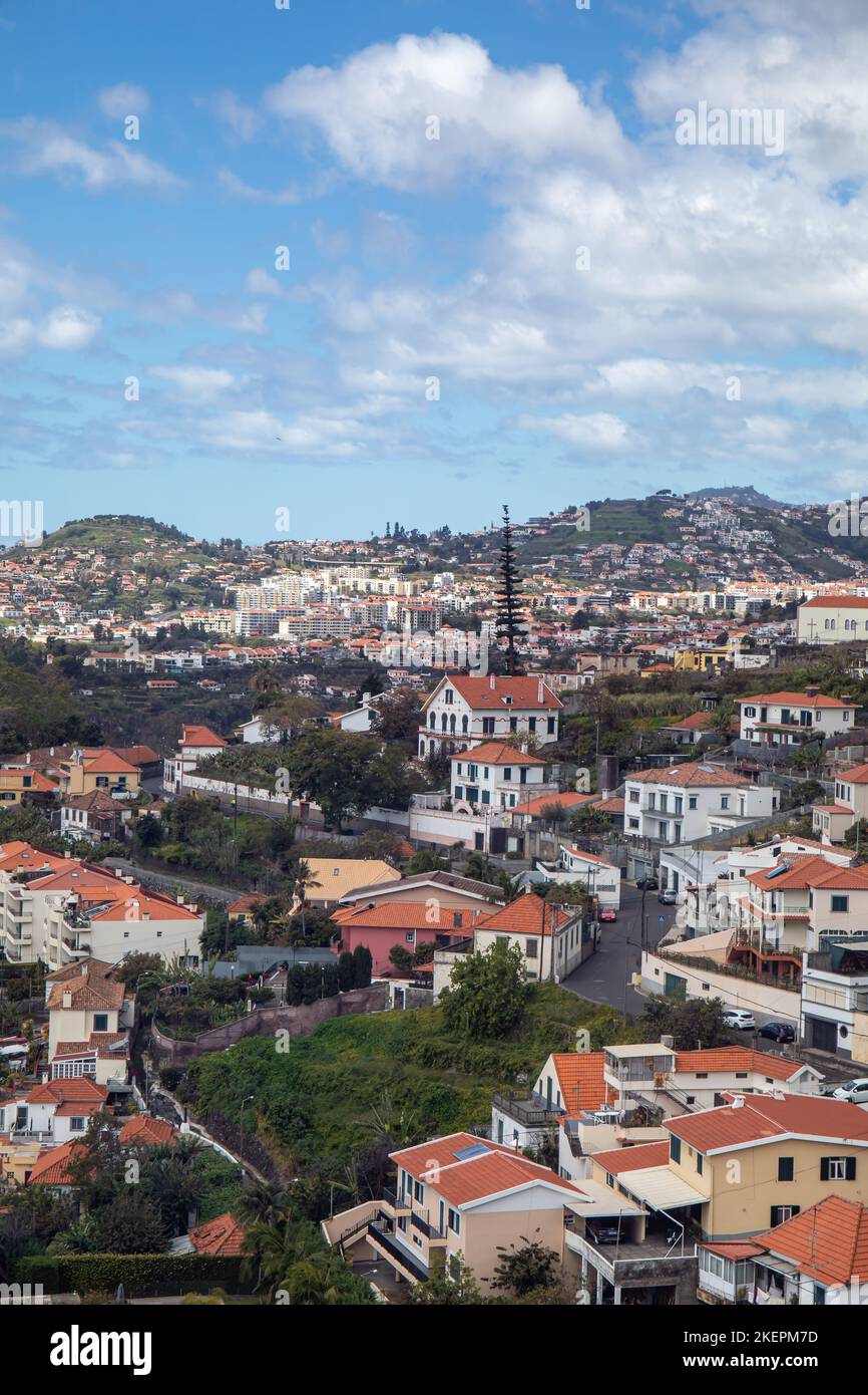 Funchal capital city on Madeira island Stock Photo - Alamy