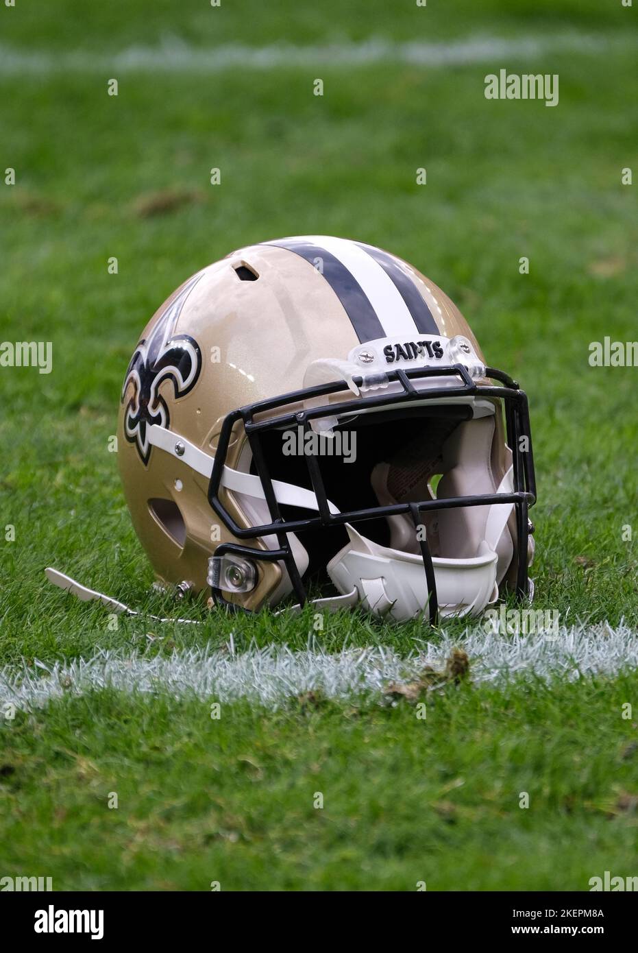 NOV 13th, 2022: Saints helmet during the Steelers vs Saints game in ...