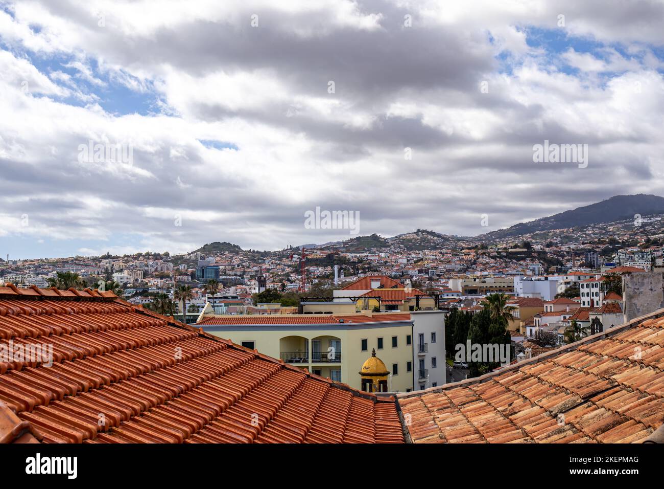 Funchal capital city on Madeira island Stock Photo - Alamy
