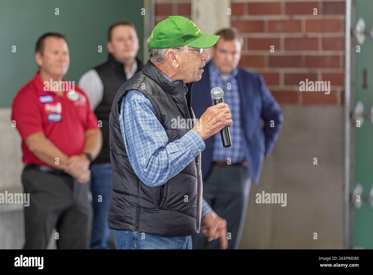 On one of the last days of the 2022 Midterm election campaign Senator ...