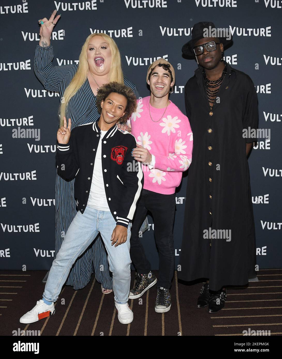 Los Angeles, USA. 13th Nov, 2022. (L-R) Eureka, Shangela, Darren Criss ...