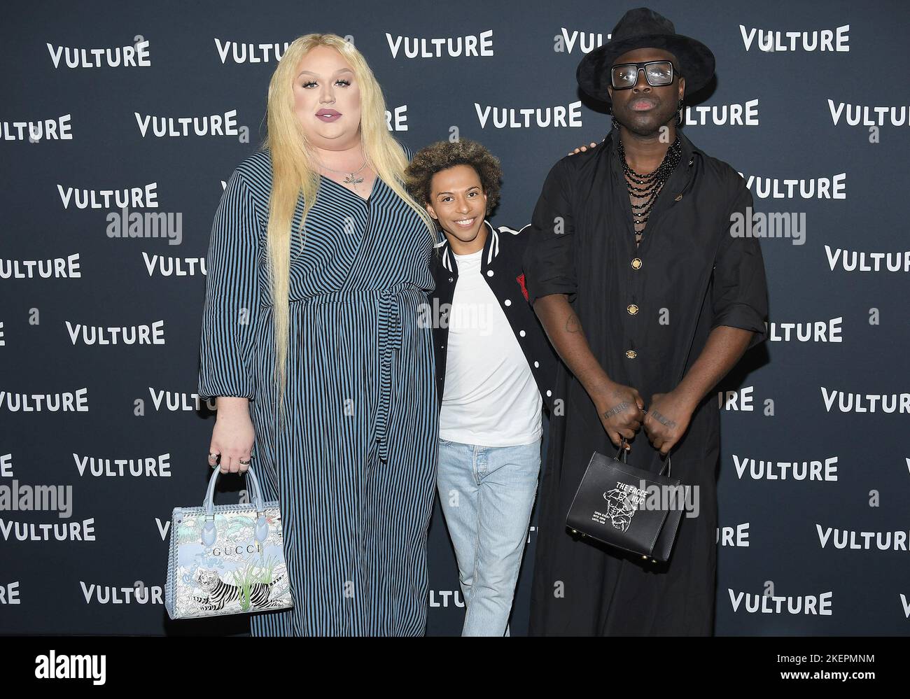 (L-R) Eureka, Shangela and Bob The Drag Queen at the Vulture Festival ...