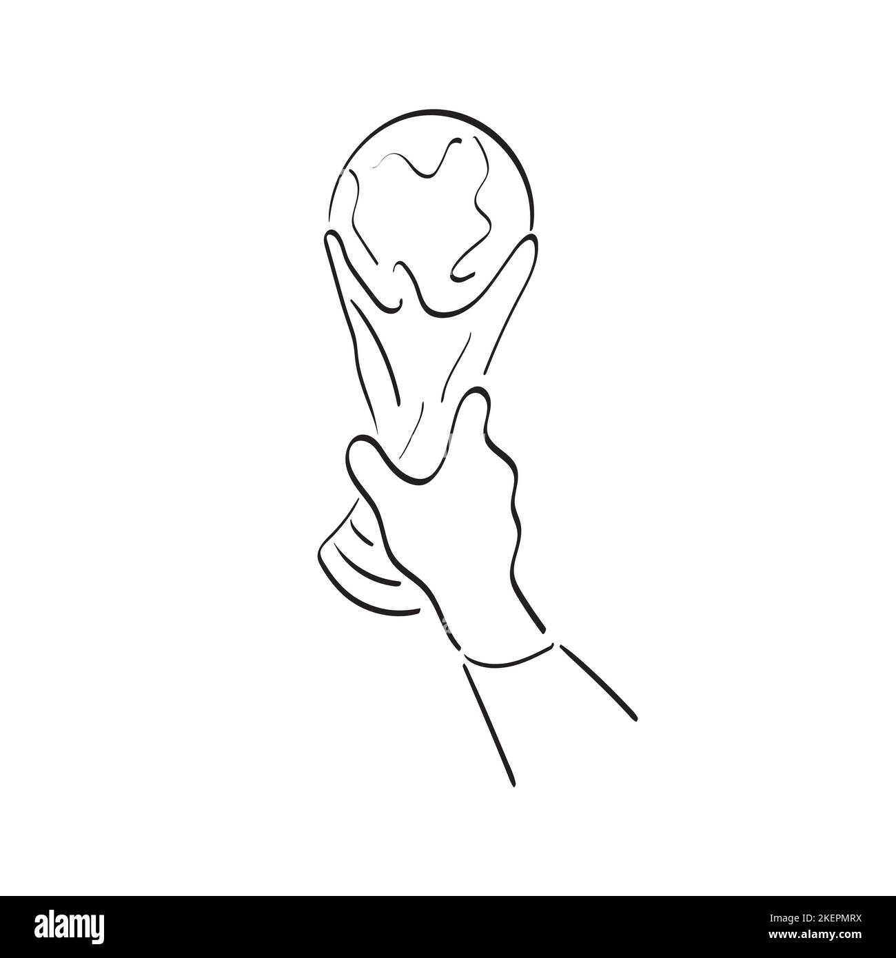 Fifa World Cup Trophy Drawing