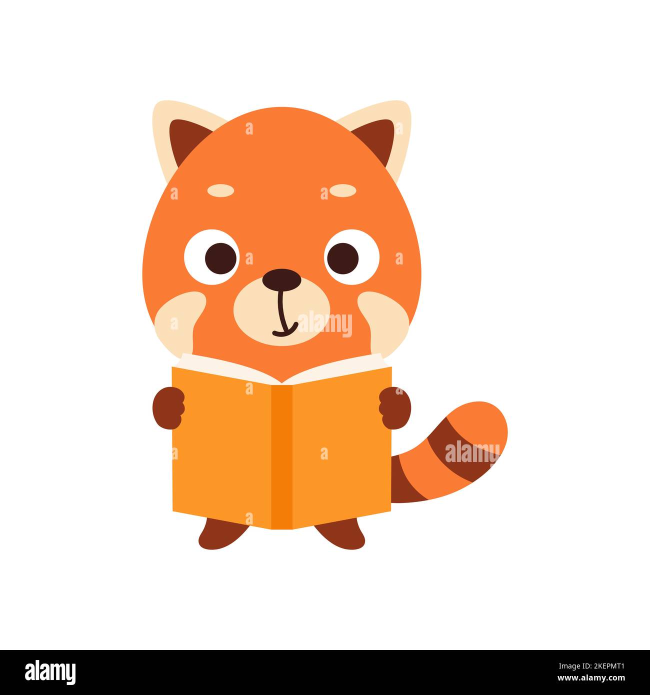 Panda reading book Stock Vector Images - Alamy