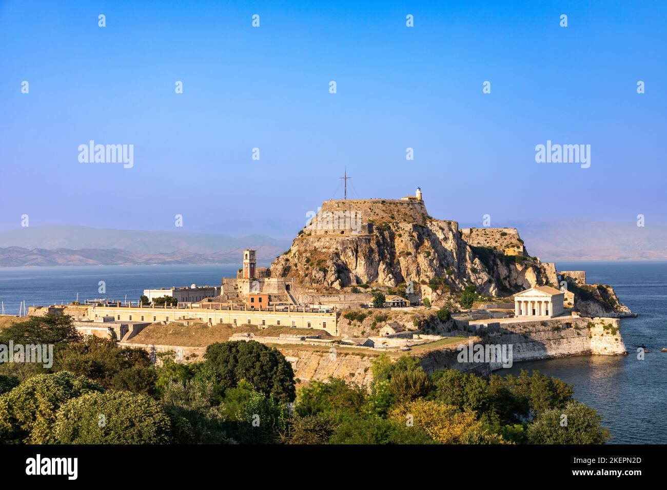 View of the old fortress, Kerkyra, Corfu Stock Photo - Alamy