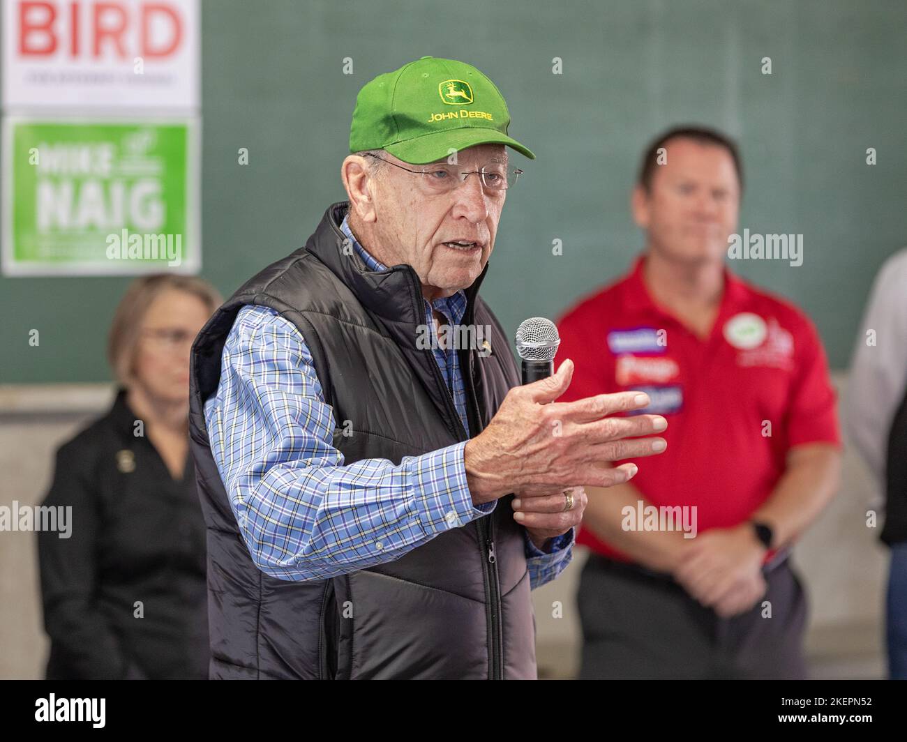 On one of the last days of the 2022 Midterm election campaign Senator ...