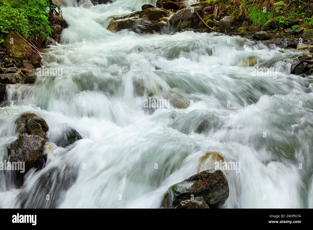 river in mountains, wonderful springtime scenery Stock Photo - Alamy