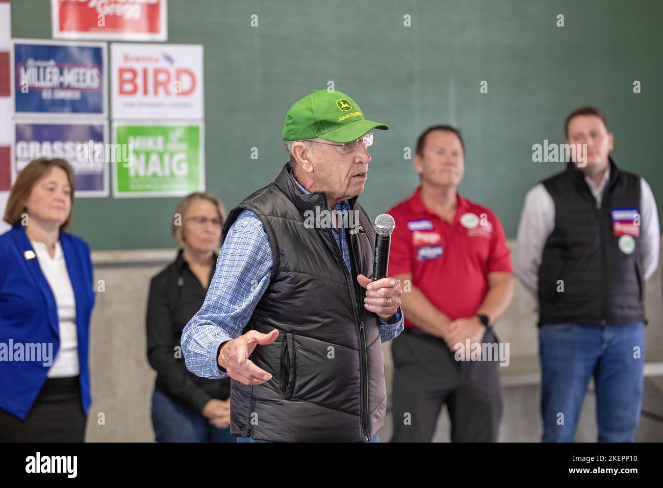 On one of the last days of the 2022 Midterm election campaign Senator ...